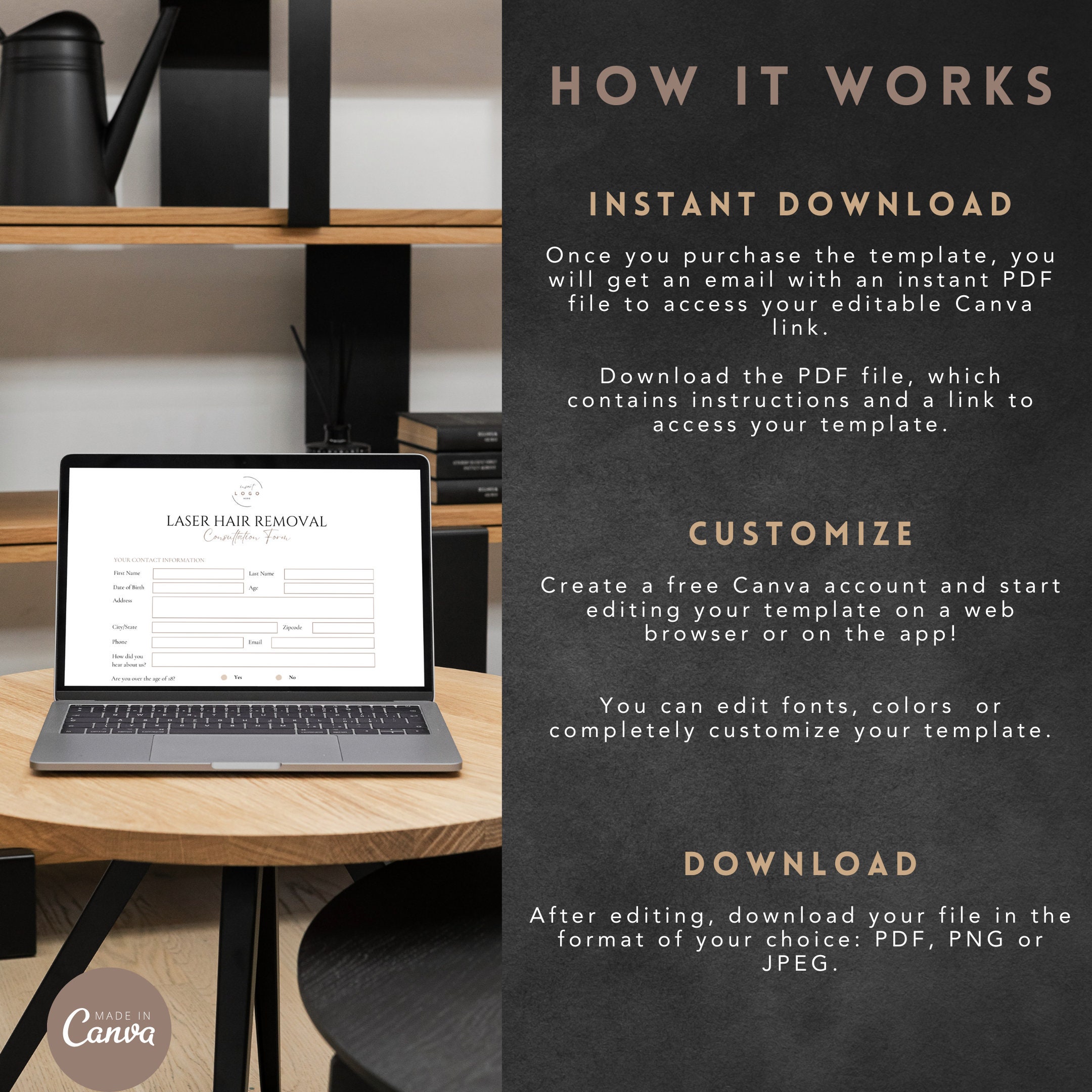 Laser Hair Removal Consent Forms, Laser Hair Reduction Informed Consent ...