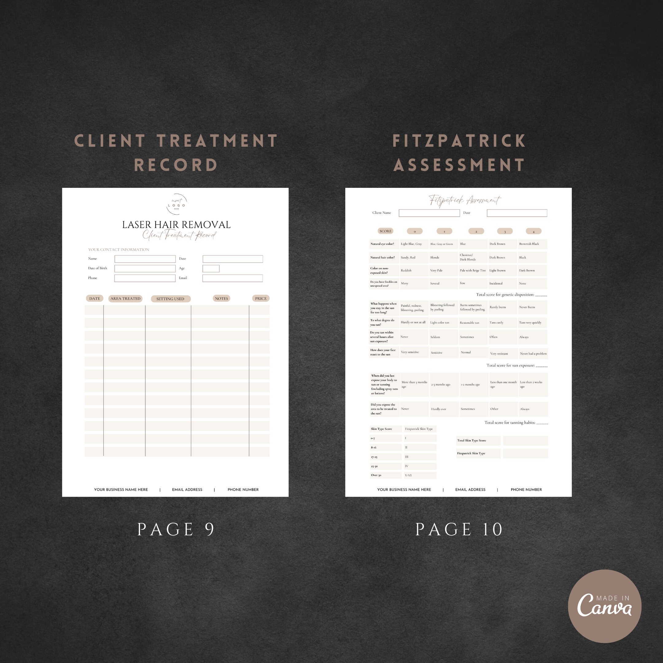 Laser Hair Removal Consent Forms, Laser Hair Reduction Informed Consent ...