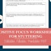 Positive Focus Worksheet for Speech Therapy (editable, Fillable ...
