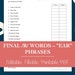 Final /R/ Words “EAR” Phrases Worksheet for Speech Therapy (editable ...