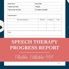 Documentation Form for Speech Therapy (editable, Fillable, Printable ...
