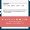 CV Words Worksheet for Apraxia in Speech Therapy (editable, Fillable ...