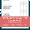 Teacher Rating Scale: Speech Worksheet for Speech Therapy editable ...