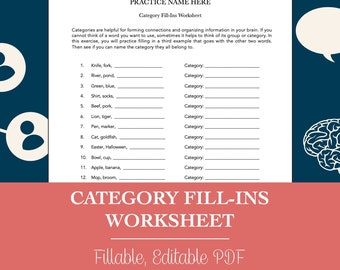 Informed Consent Form for Speech Therapy editable Fillable - Etsy