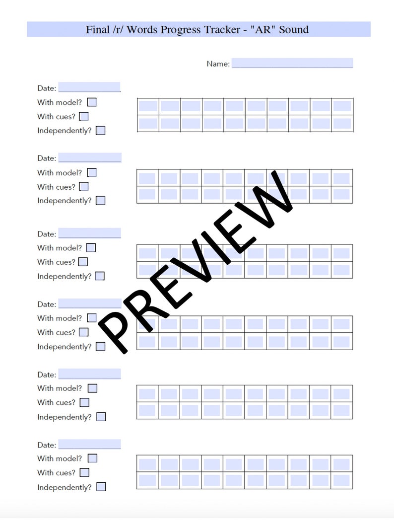 Final /R/ Words AR Sound Worksheet for Speech Therapy editable ...