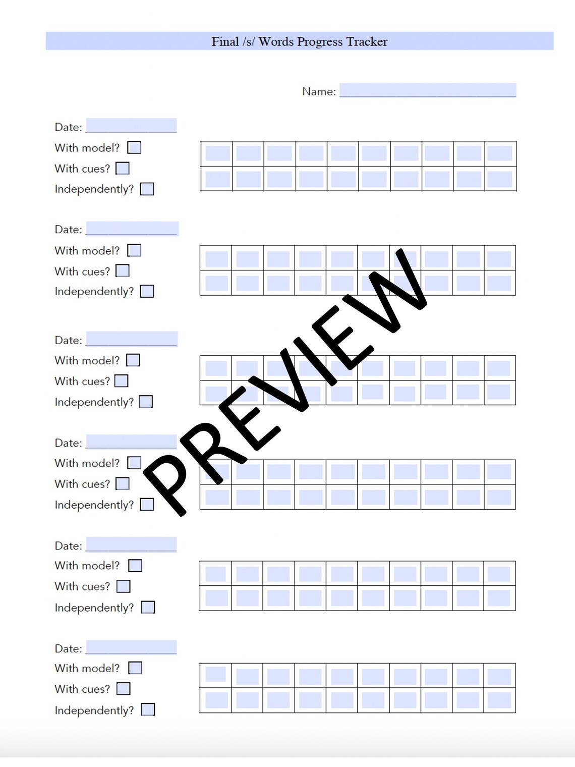 Final /S/ Words in Pictures Worksheet for Speech Therapy (editable ...