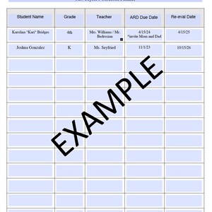 Caseload Planner Worksheet for Speech Therapy (editable, Fillable ...