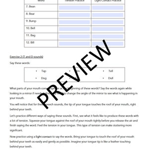 Intro to Light Contacts Worksheet for Speech Therapy (editable ...