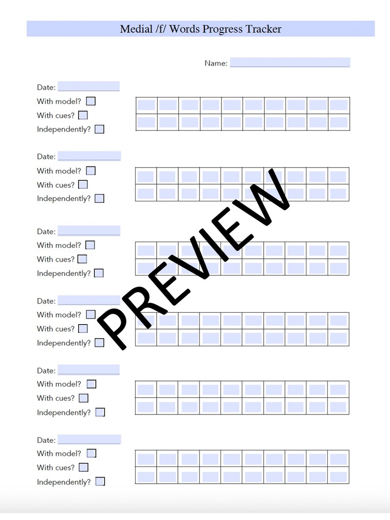 Medial F Words Worksheet for Speech Therapy (printable PDF) - Etsy