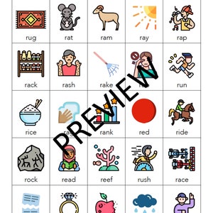 R Initial Words Picture Pages Worksheet + Progress Tracker for Speech ...
