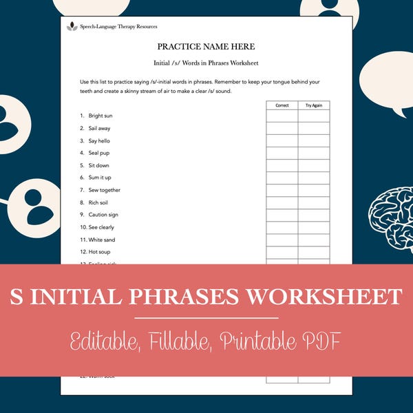 Teacher Rating Scale: Speech Worksheet for Speech Therapy editable ...