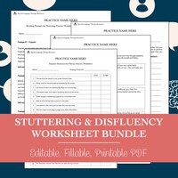 WH Questions Worksheet Bundle for Speech Therapy editable, Fillable ...