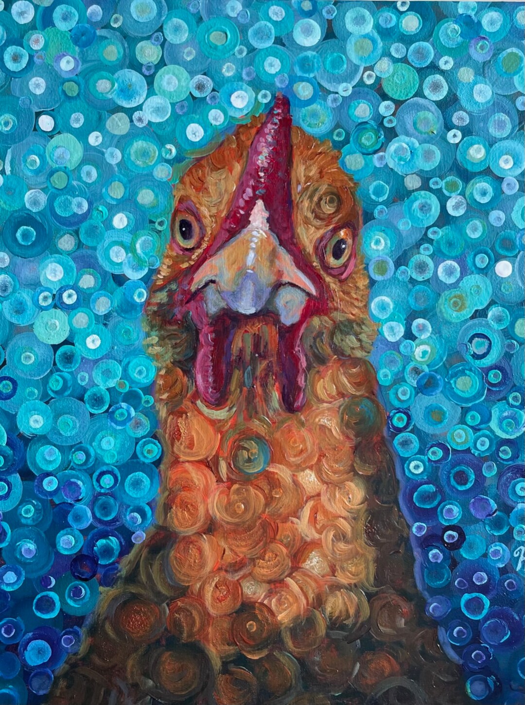Cluck? Matted and Signed Fine Art Print - Etsy
