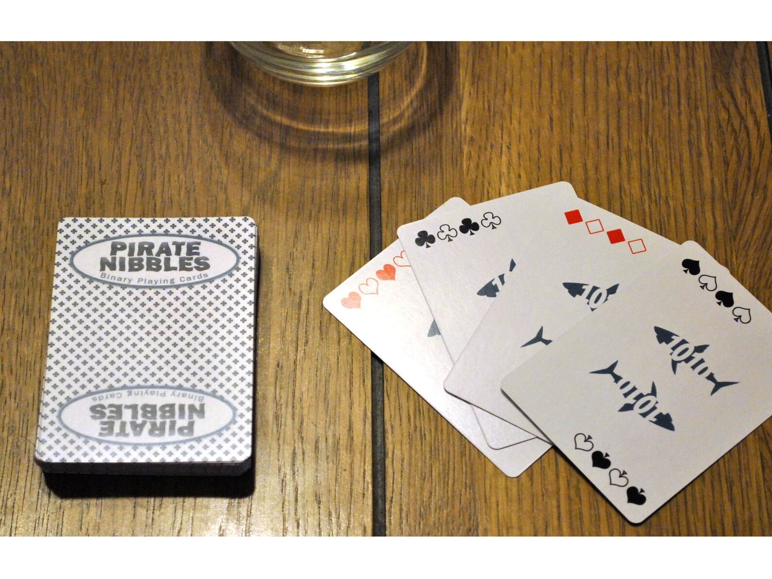 2 Decks of Pirate Nibbles the Binary Numbered Playing Cards That'll ...