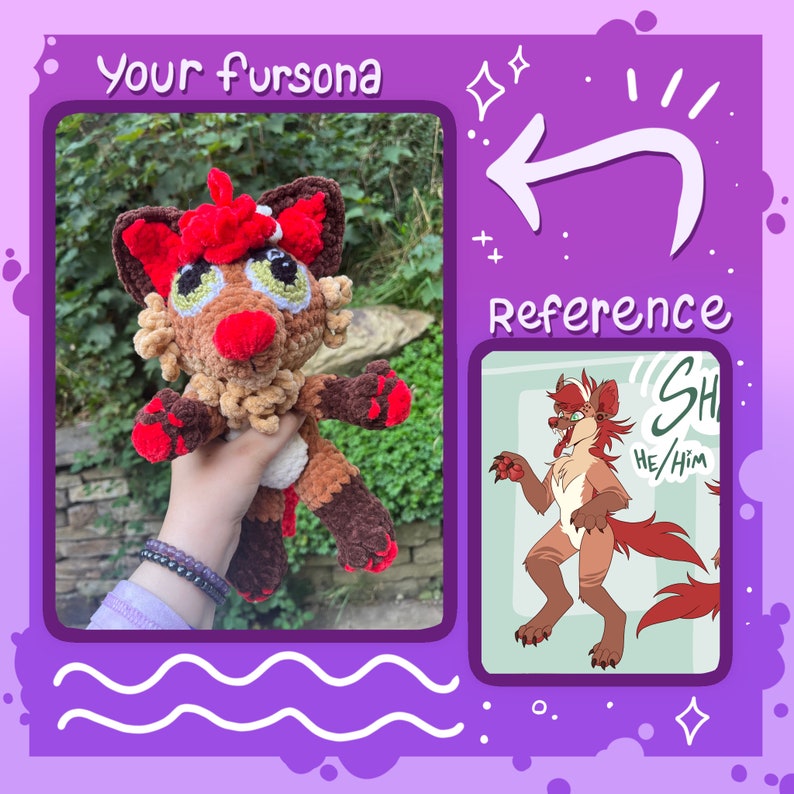 Crochet Fursona , Custom Furry Doll - Etsy