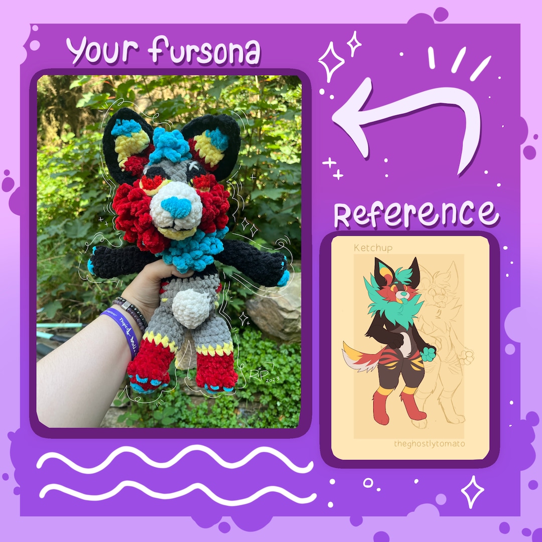 Crochet Fursona , Custom Furry Doll - Etsy