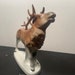 Vintage West German Pottery Stag Figurine: PM&M Mid-century Ornament - Etsy