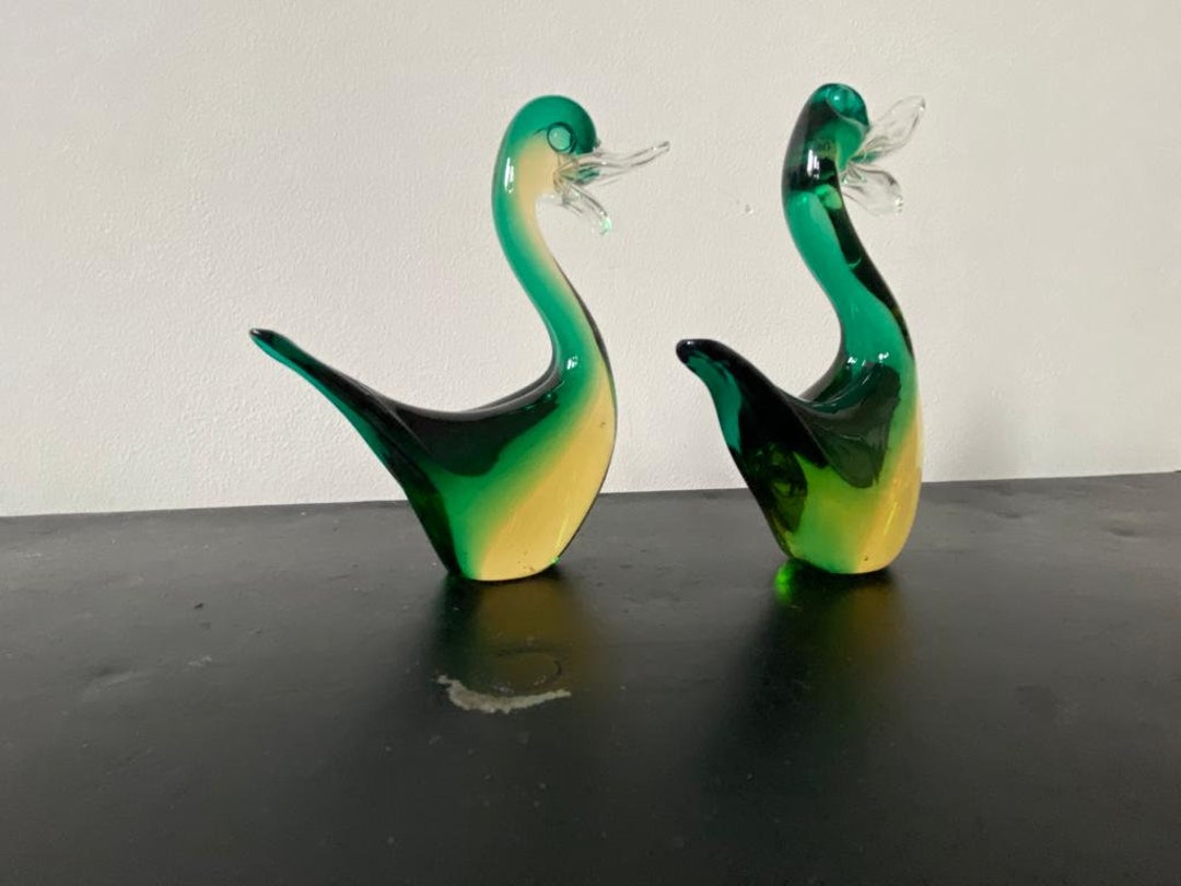 Murano Glass Ducks, Italian Glass Collectables, Murano Animals. Murano ...