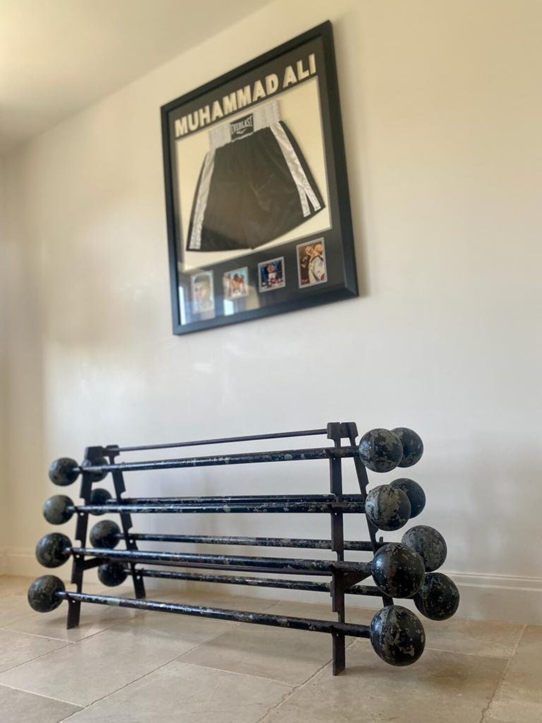 Antique Barbells, Original 1920's Circus Strongman Barbells, Vintage ...