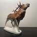 Vintage West German Pottery Stag Figurine: PM&M Mid-century Ornament - Etsy