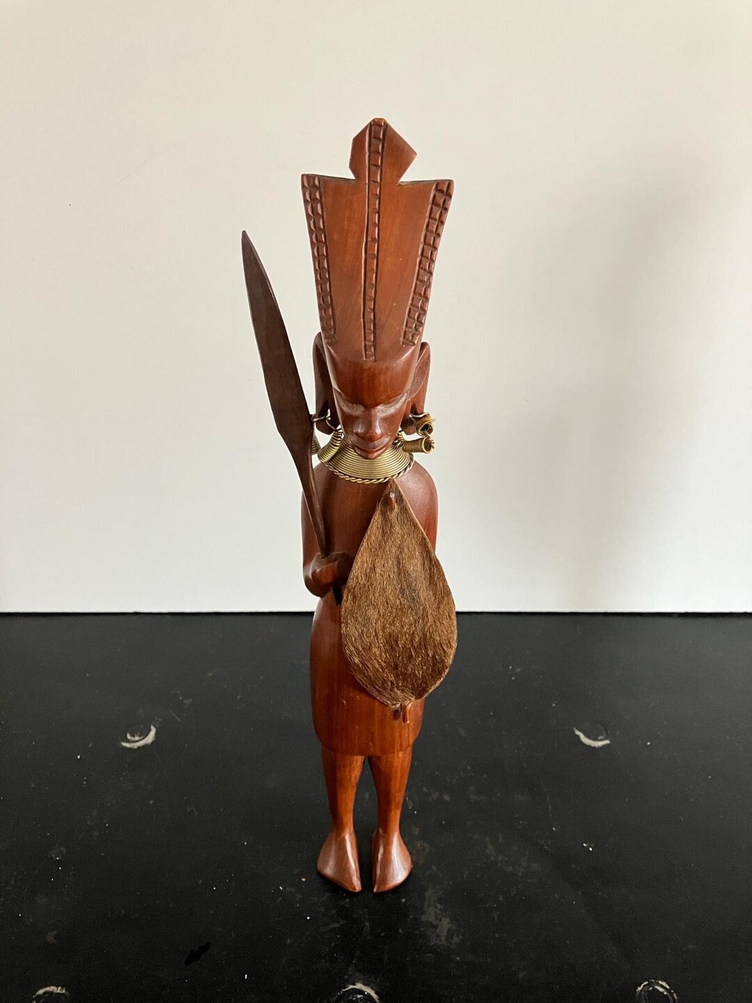 Vintage African Tribal Man, African Figurine, Figurines, Tribal Statue ...