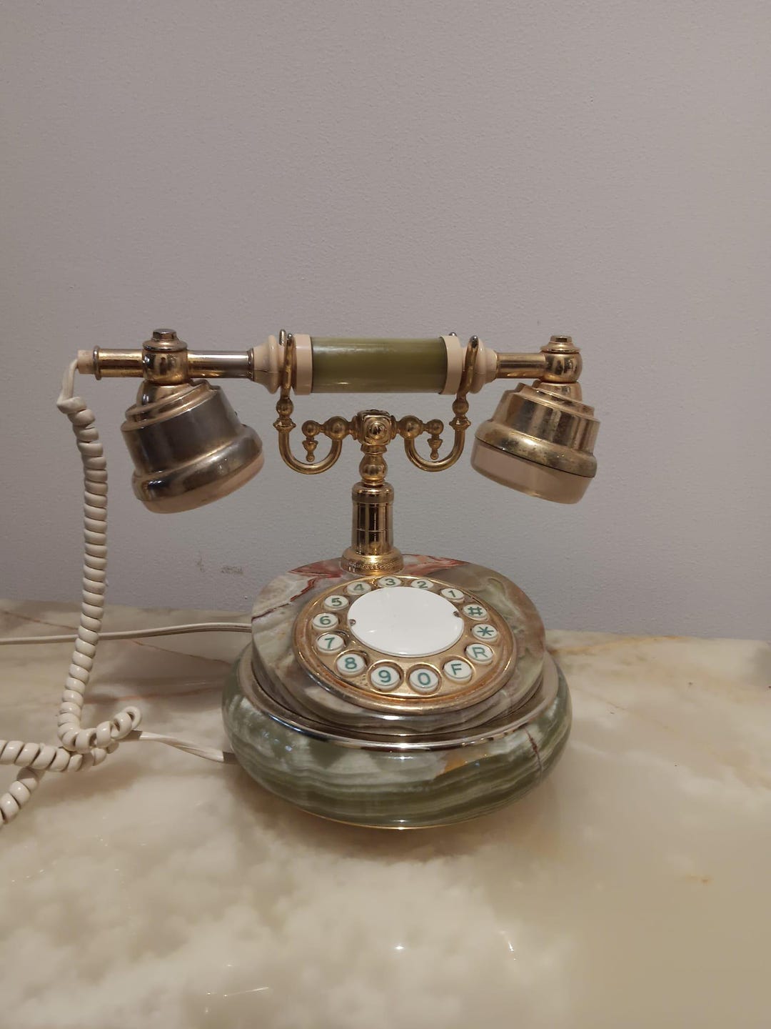 Italian Onyx Telephone, Vintage Telephone, Luxury Telephone, Landline ...