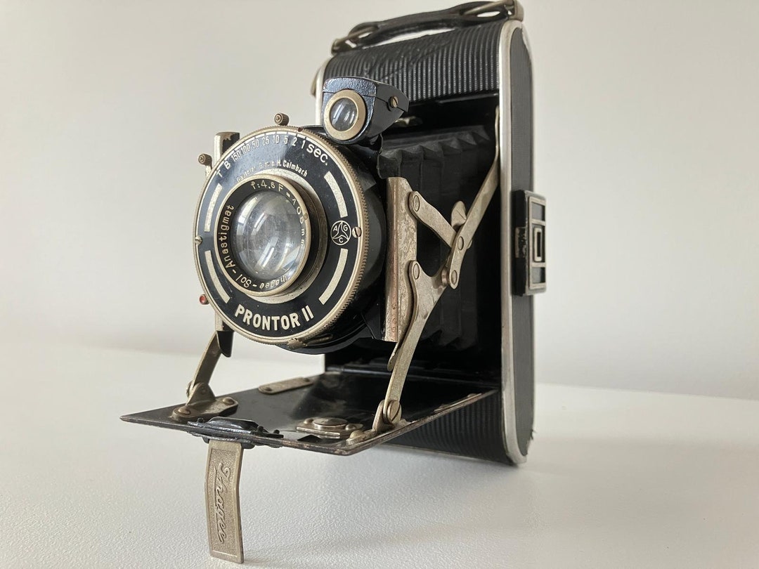 Vintage Prontor II Folding Camera: 1930s Collectible Display - Etsy