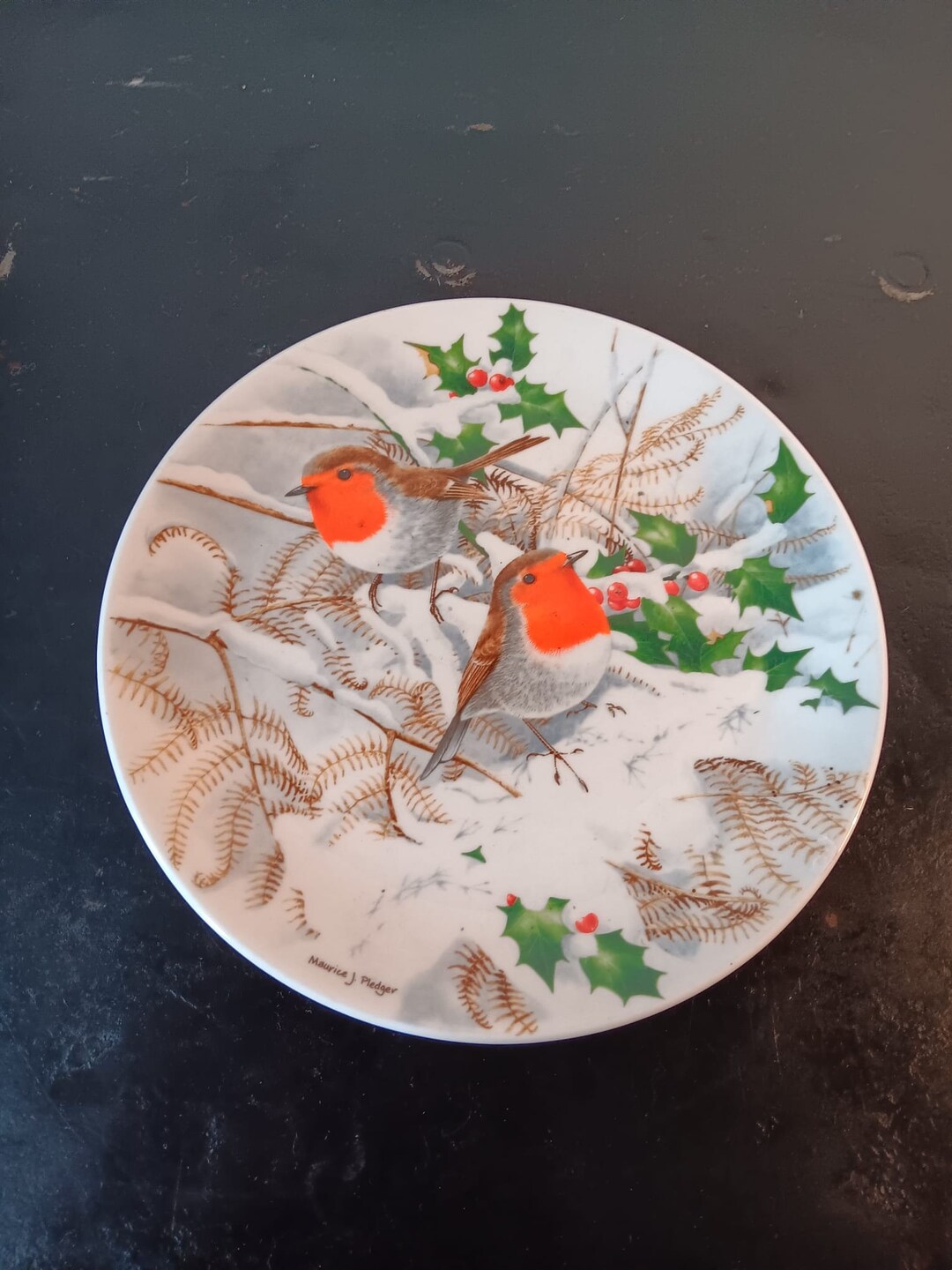 Royal Doulton Robin Plate: Birds of the Hedgerow, Fine Bone China (1988 ...