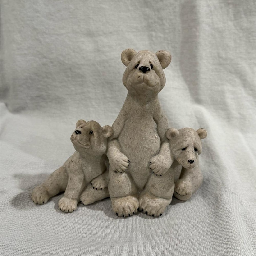 Quarry Critters Three Bears Billy and Friends Small Sculpture Statue - Etsy