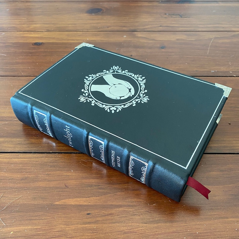Custom Rebind - Leather Bound Book - HP , LOTR , Twilight , Fandom ...