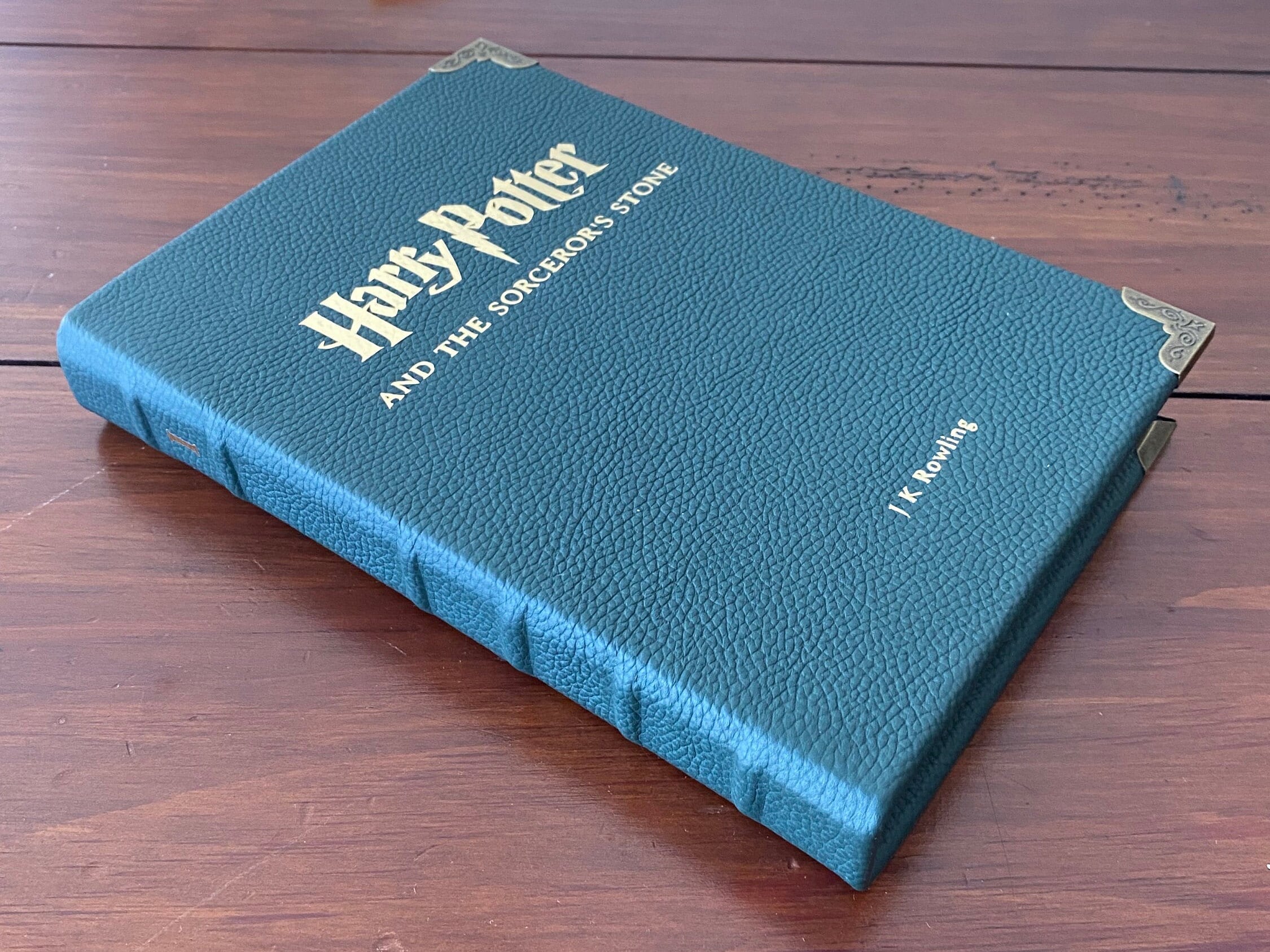 Custom Rebind - Leather Bound Book - HP , LOTR , Twilight , Fandom ...