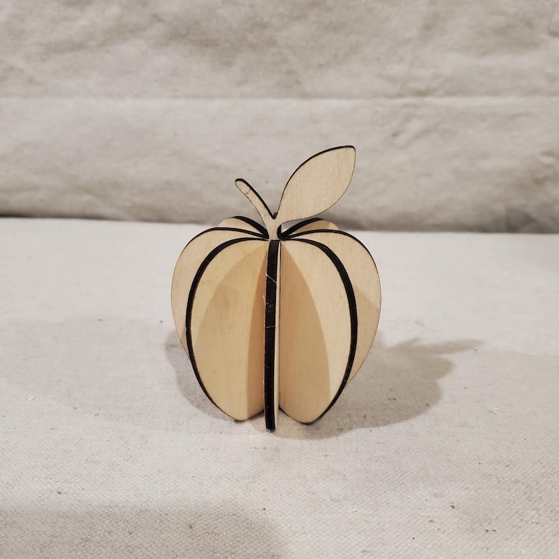 Digital Laser Cut File - 3D Fruit Pineapple, Apple, Pear, Lemon, and ...