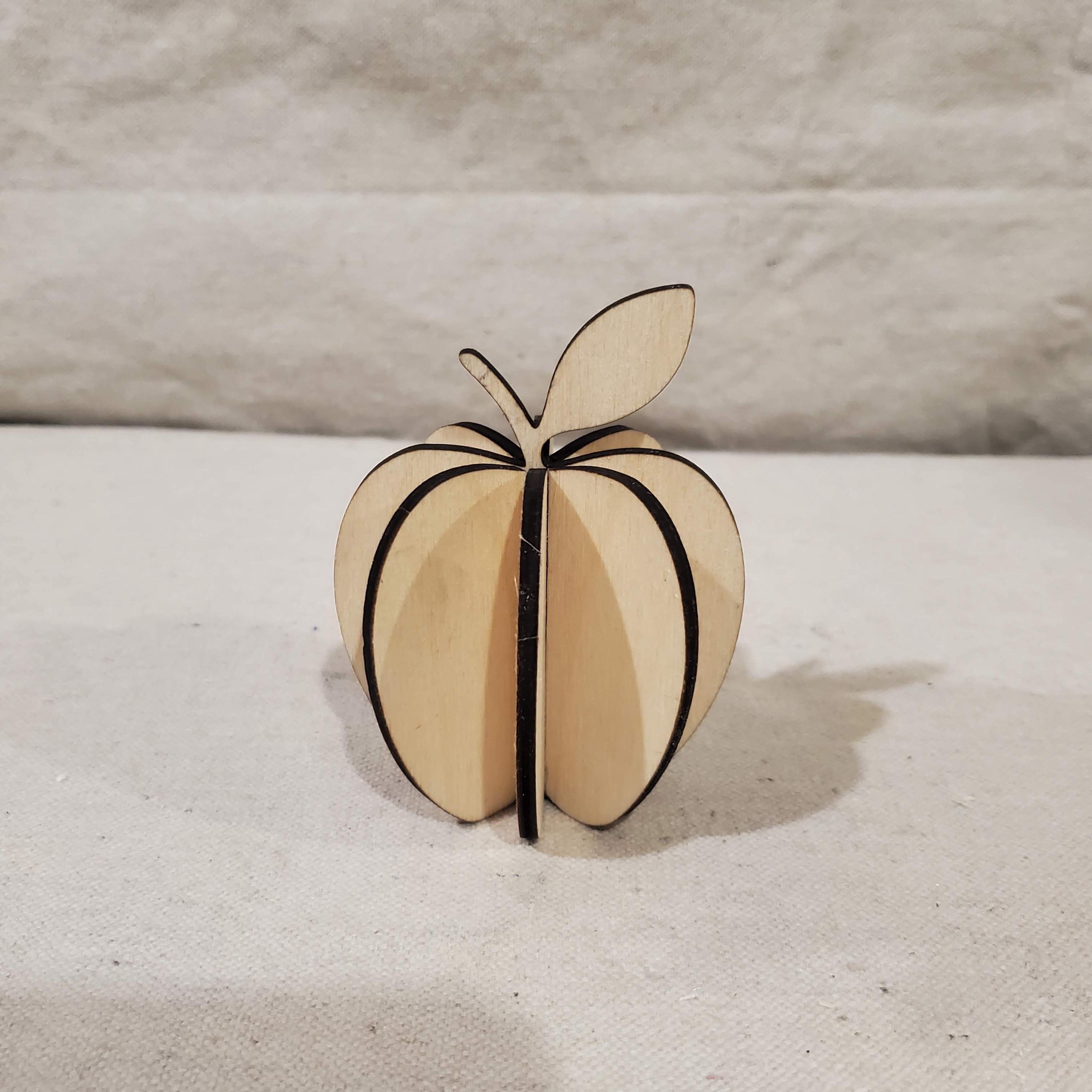 Digital Laser Cut File - 3D Fruit Pineapple, Apple, Pear, Lemon, and ...