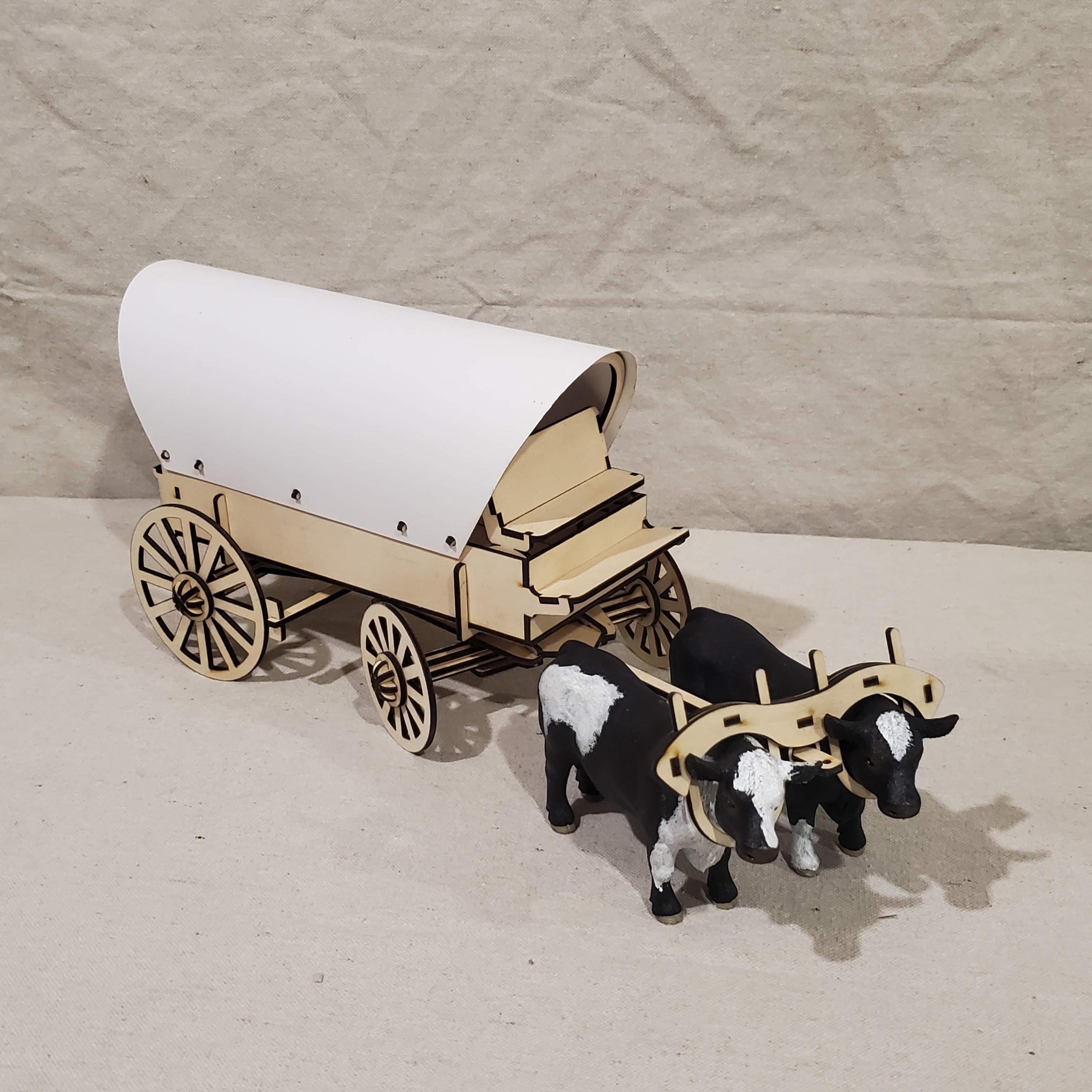 Laser-cut Files 19th Century Wagons, Delivery, Farm & Covered Wagon SVG ...