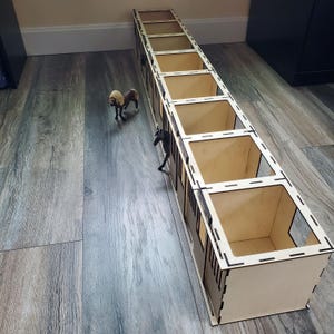 Laser Cut File Horse Barn Stalls Stables for Toy Model Horses SVG & DXF ...