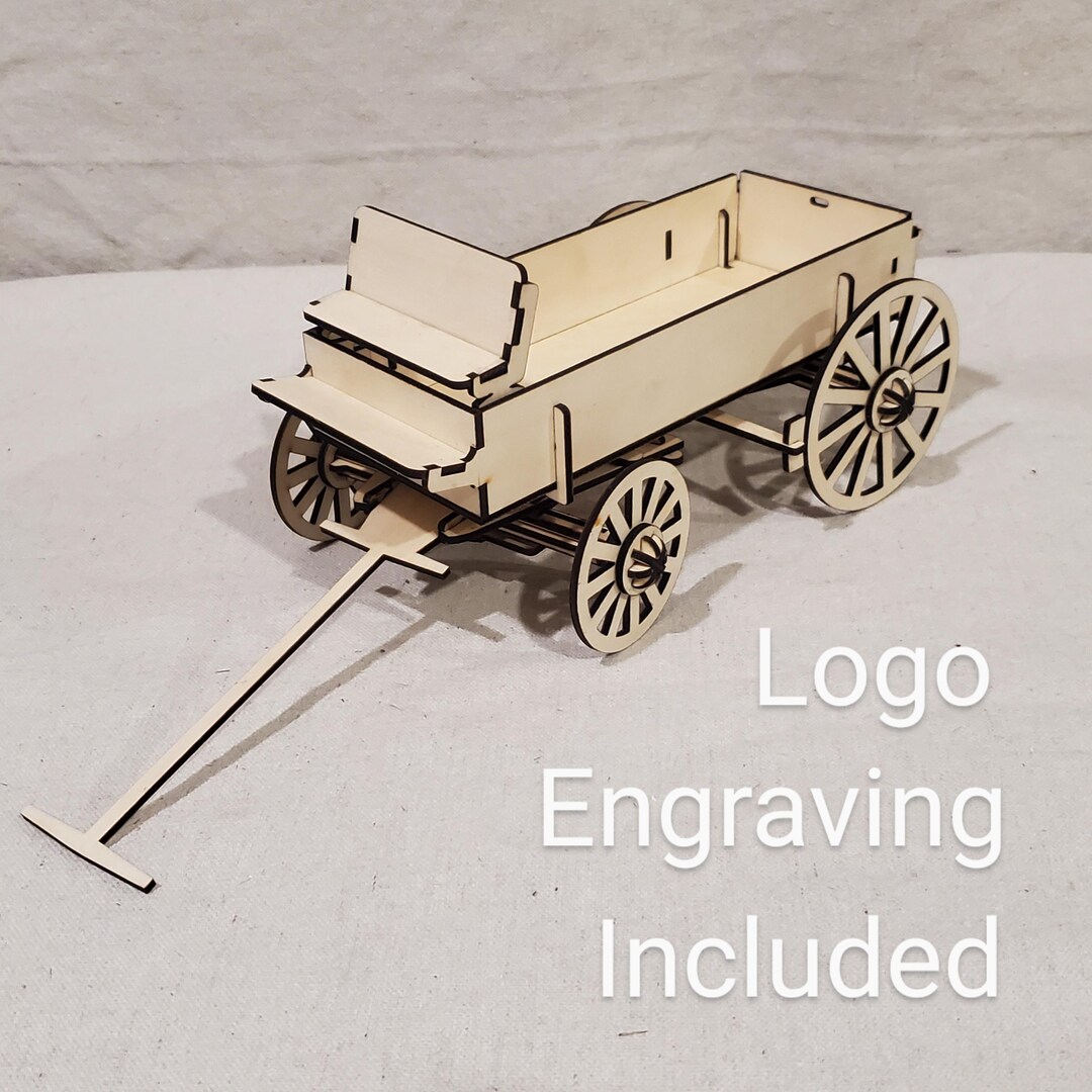 Farm Wagon 19th Century 1:24 Scale Utility Wagon 57+ Piece Kit Pairable ...