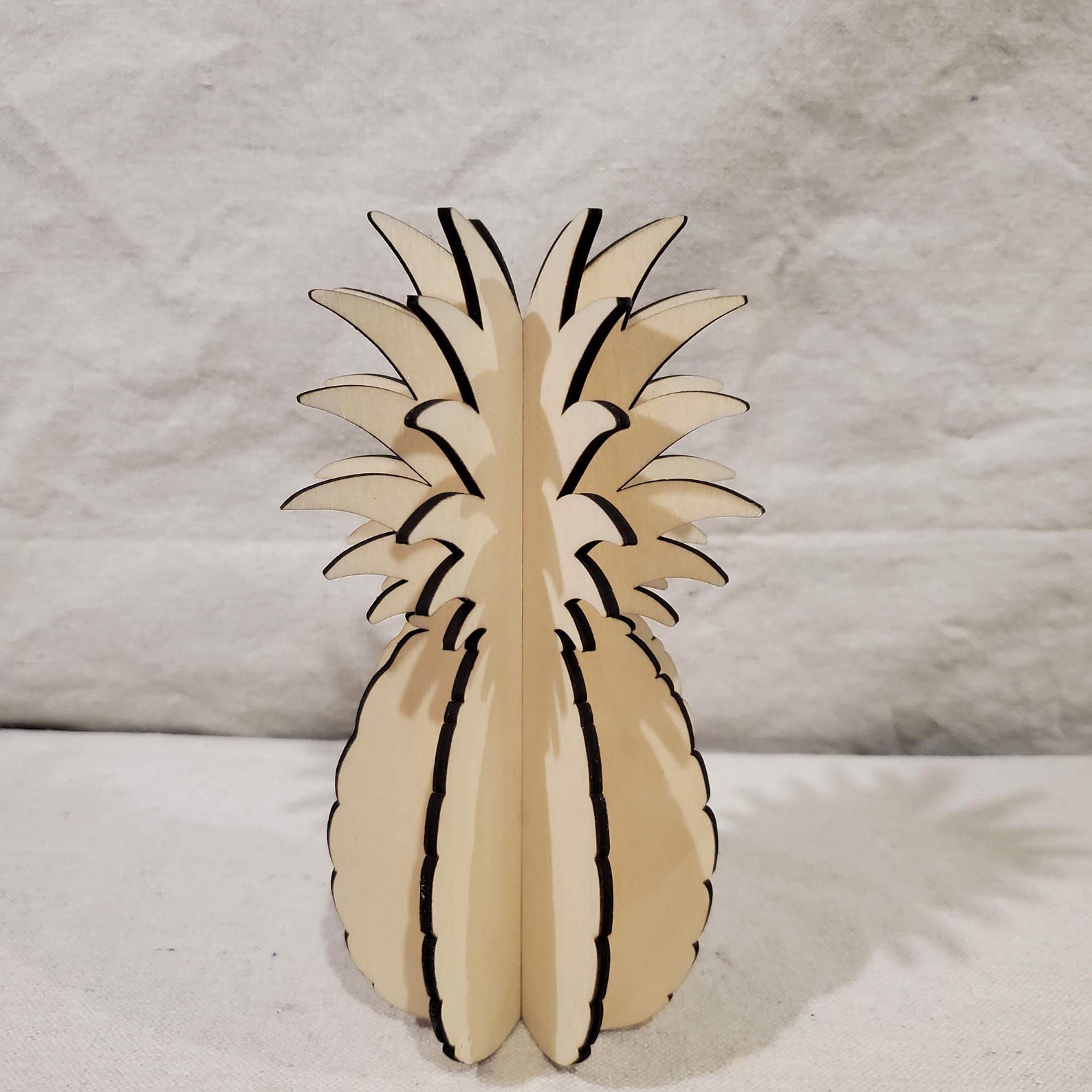 Digital Laser Cut File - 3D Fruit Pineapple, Apple, Pear, Lemon, and ...