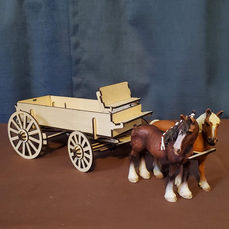Digital Laser Cut File - 1:24 Scale 19th Century Covered / Farm Wagon ...