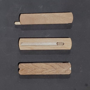 Laser Cut File Knife Wooden Toy Fidget Folding Sliding Pocket Knives ...