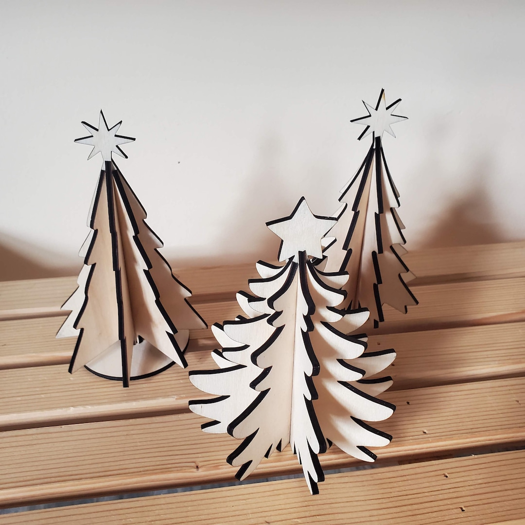 Laser Cut Files Christmas Tree SVG DXF - Etsy