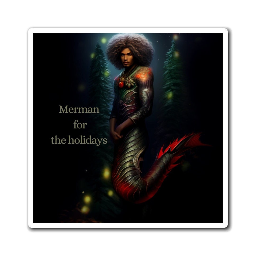 Magnets Merman Holiday Kitchen Office Filing Cabinet Metal Door ...