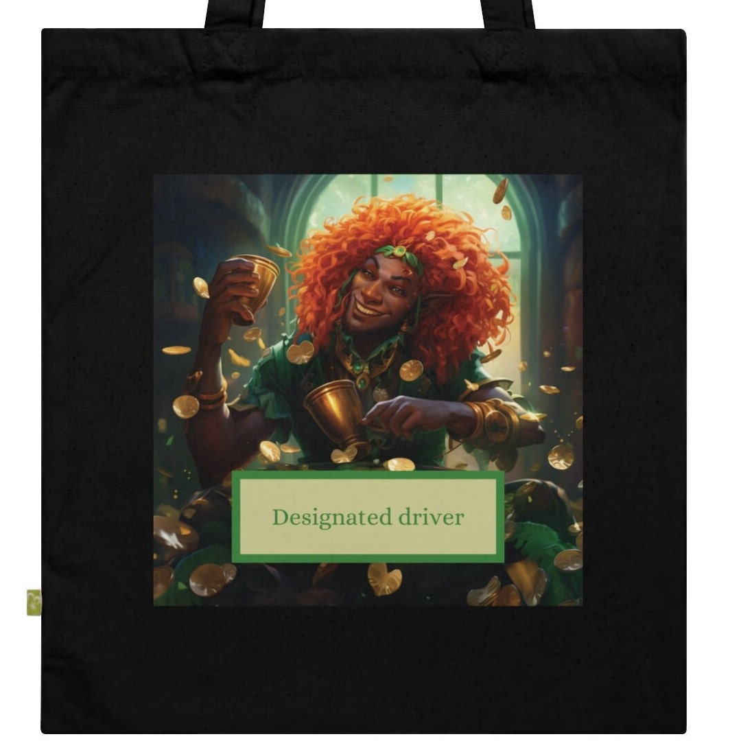 Custom Text Tote St.patricks's Day Bar Hopping Bag Designated Driver Bag Matches With the Medal ...