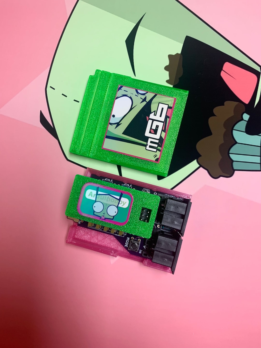 ARDUINOBOY Game Boy MIDI Adapter Invader Edition With LED Mgb Cart - Etsy