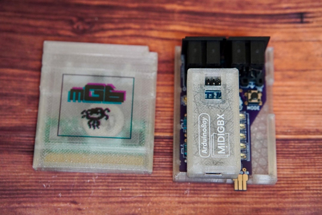 ARDUINOBOY Gameboy MIDI Adapter Special Crystal Edition With LED Mgb ...