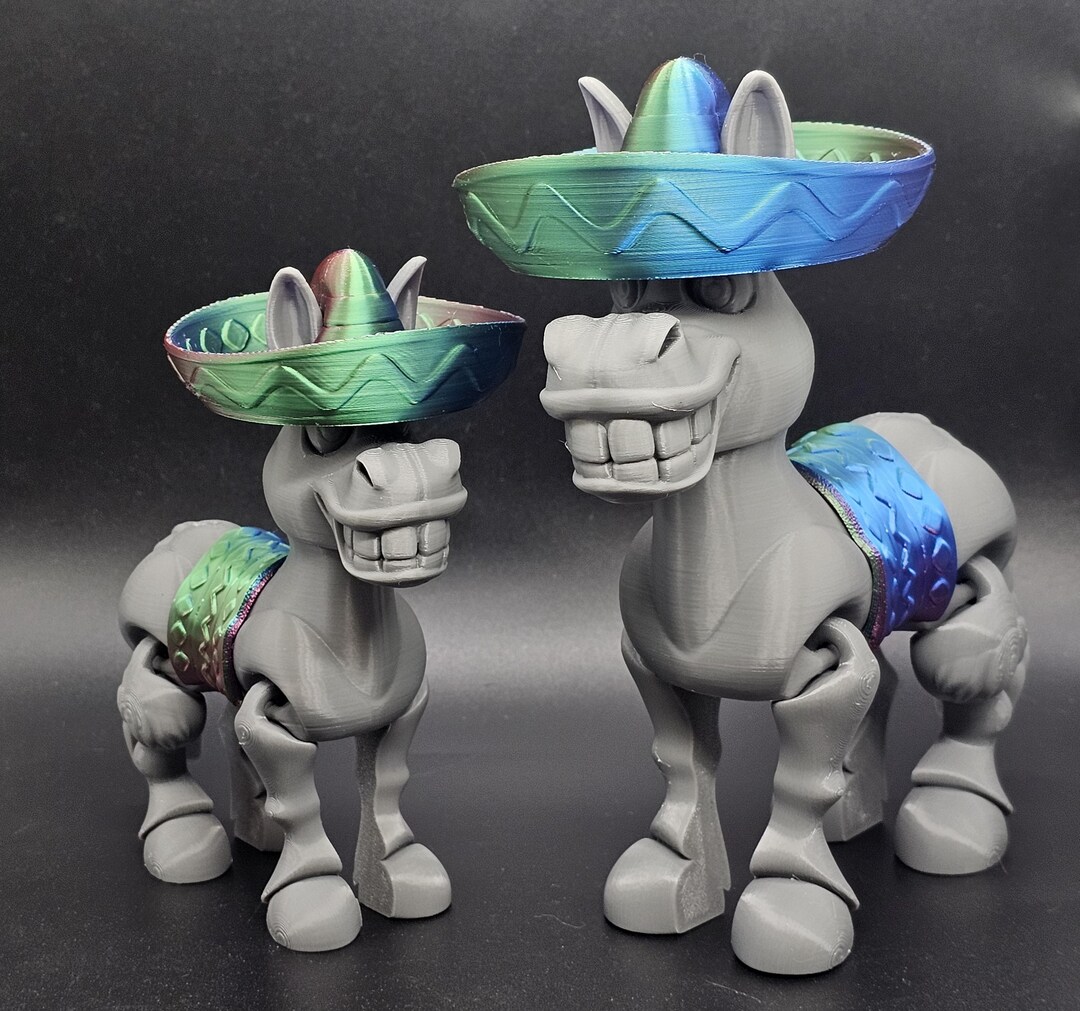 Donkey / Articulated Sensory Donkey / Personalize in Your Favorite ...