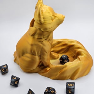 Fox Dice Tower 3D Printed / Pick Your Color! / Dice Roller / Role-play ...