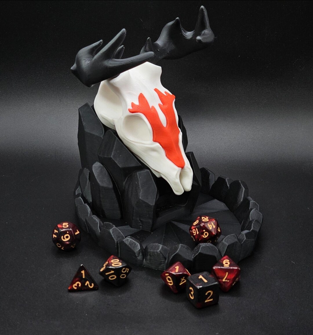 Deer Skull Dice Tower / 3D Printed / Custom Pick Your Colors / Dnd ...