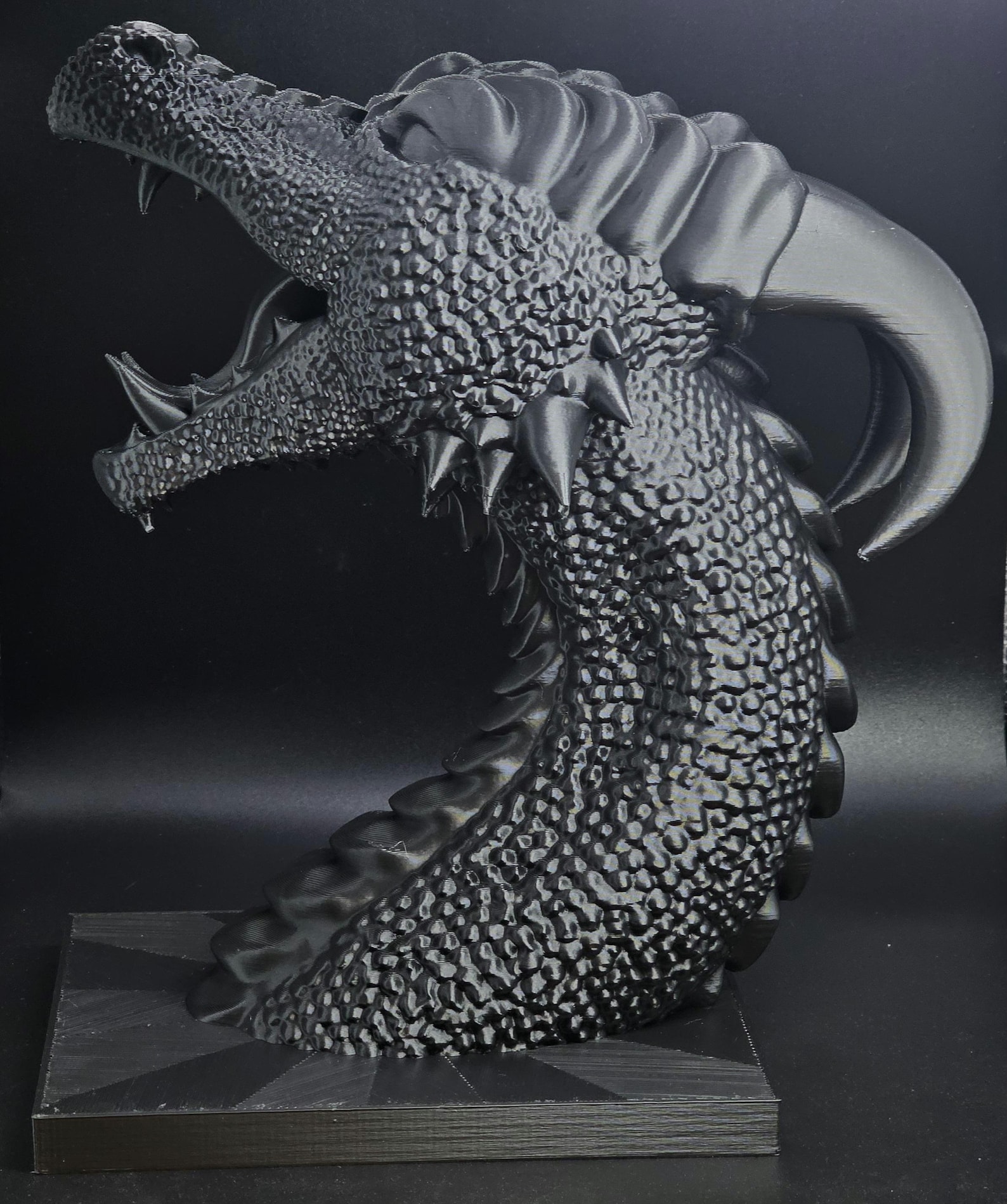 Dragon Head Headphone Holder / 3d Printed Headphone Holder / Gamer Gear ...