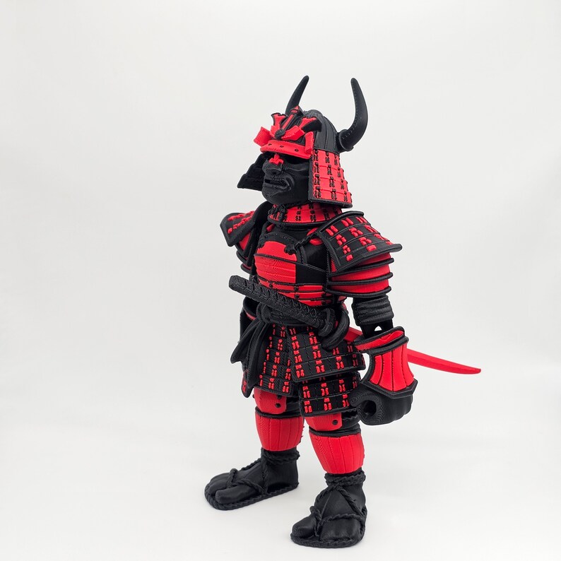 Articulated Samurai With Sword, Customizable 3D Printed Figurine - Etsy