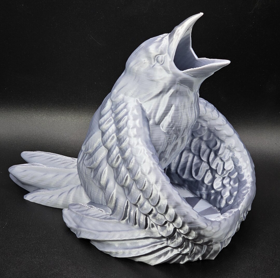 Crow Dice Tower 3D Printed / Pick Your Color! / Dice Roller / Role-play ...